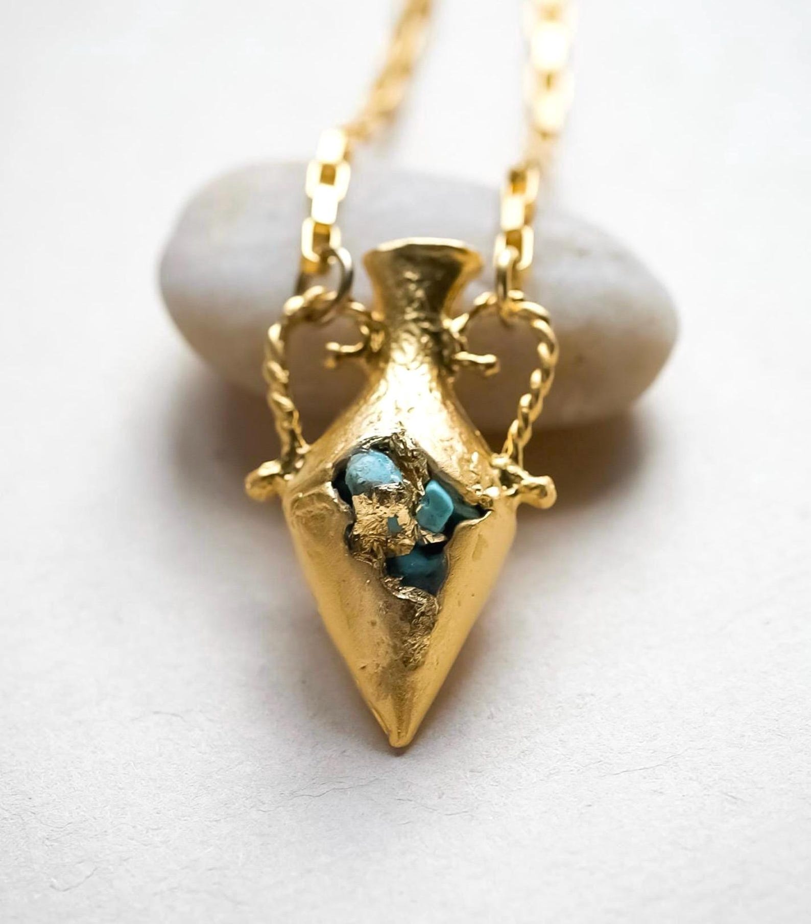 Ancient Amphora Necklace Roman Empire Jewelry Collector Crusted ...