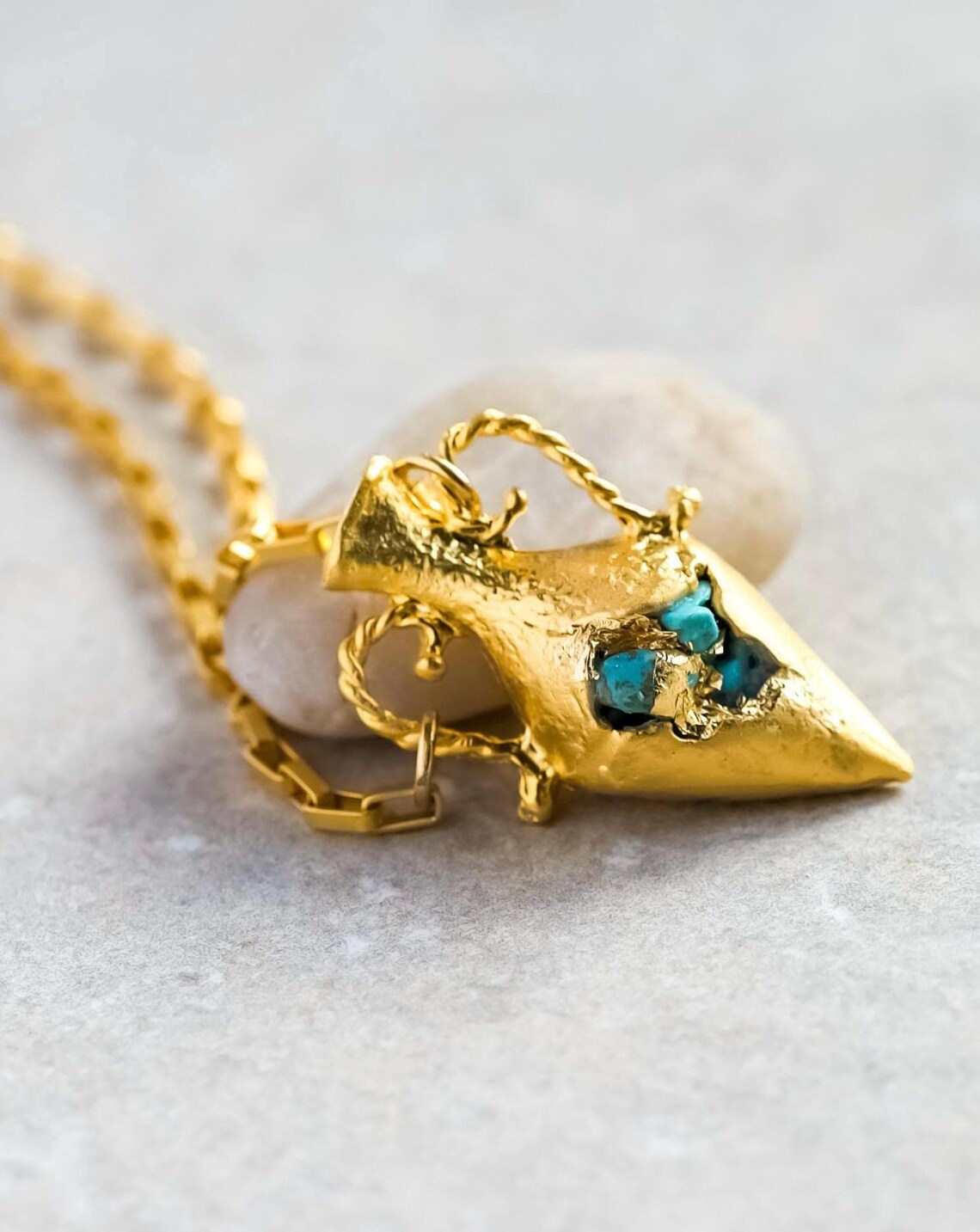 Ancient Amphora Necklace Roman Empire Jewelry Collector Crusted ...