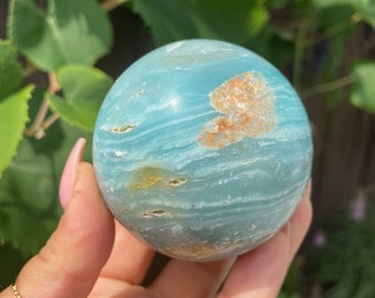 Blue Crystal Ball - Etsy