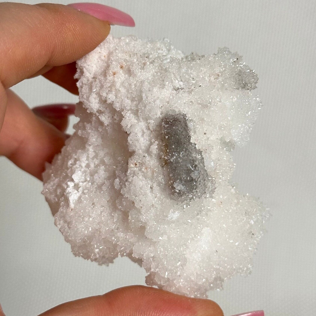 Sparkly WHITE ARAGONITE CLUSTER, Natural Raw Cave Calcite Crystal - Etsy