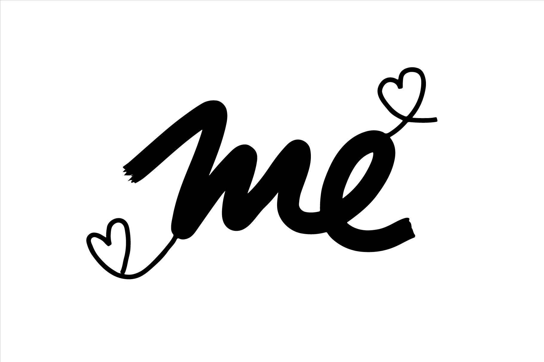 Me SVG Letras SVG Yo diciendo SVG Me Cut File Cricut | Etsy