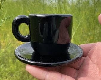 Obsidian Cup - Etsy