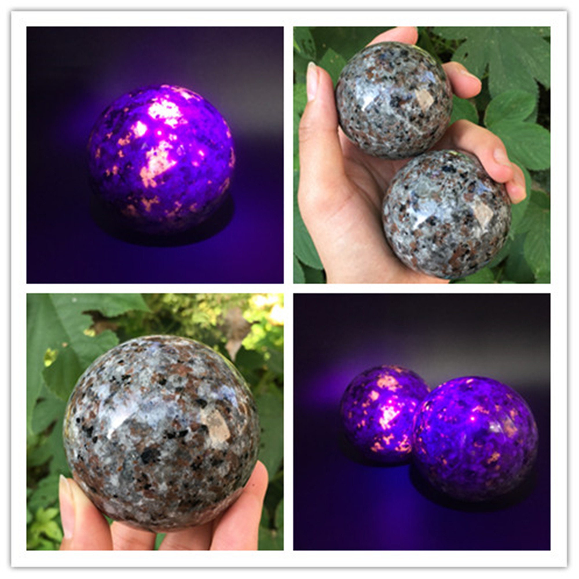 Rocks & Geodes Natural Yooperlite Sphere Genuine Yooperlite Crystal ...