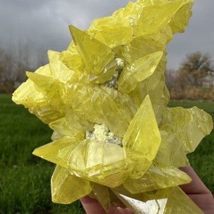 Native Sulfur Specimens Cluster,crystal,specimen of Mineral,home ...