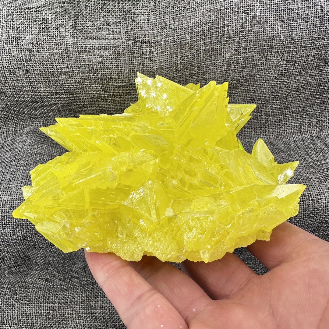 Native Sulfur Specimens Cluster,crystal,specimen of Mineral,home ...