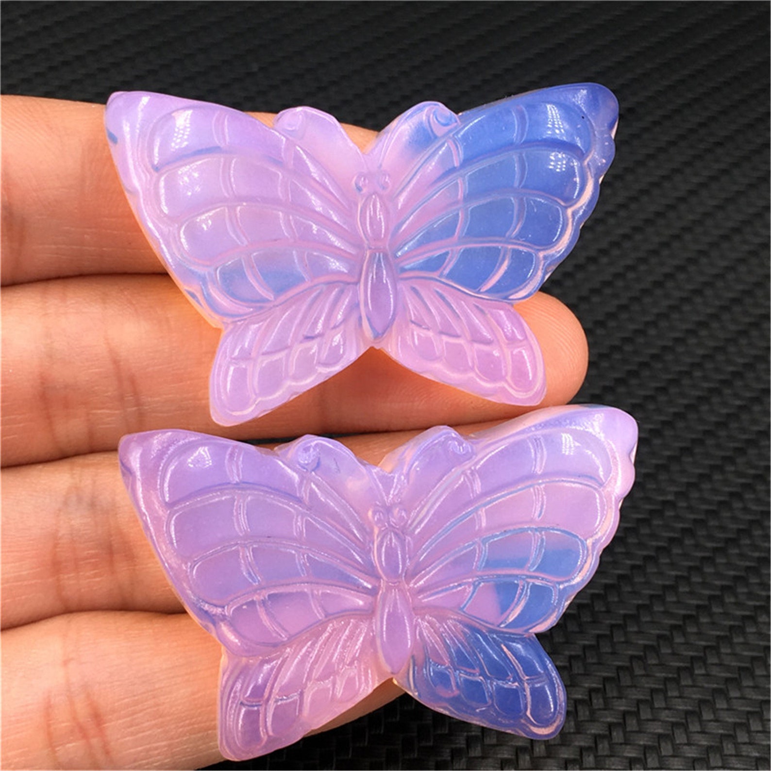 1PC Pink Opalite Butterflyquartz Crystal Butterflycrystal | Etsy