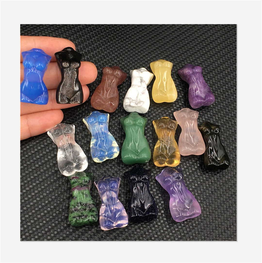 10PCS Hand Engraving Natural Mix Quartz Mini Model,crystal Carving ...