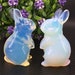 Hand Carving Opalite Rabbit,quartz Crystal Rabbit,mineral Specimen,rock ...