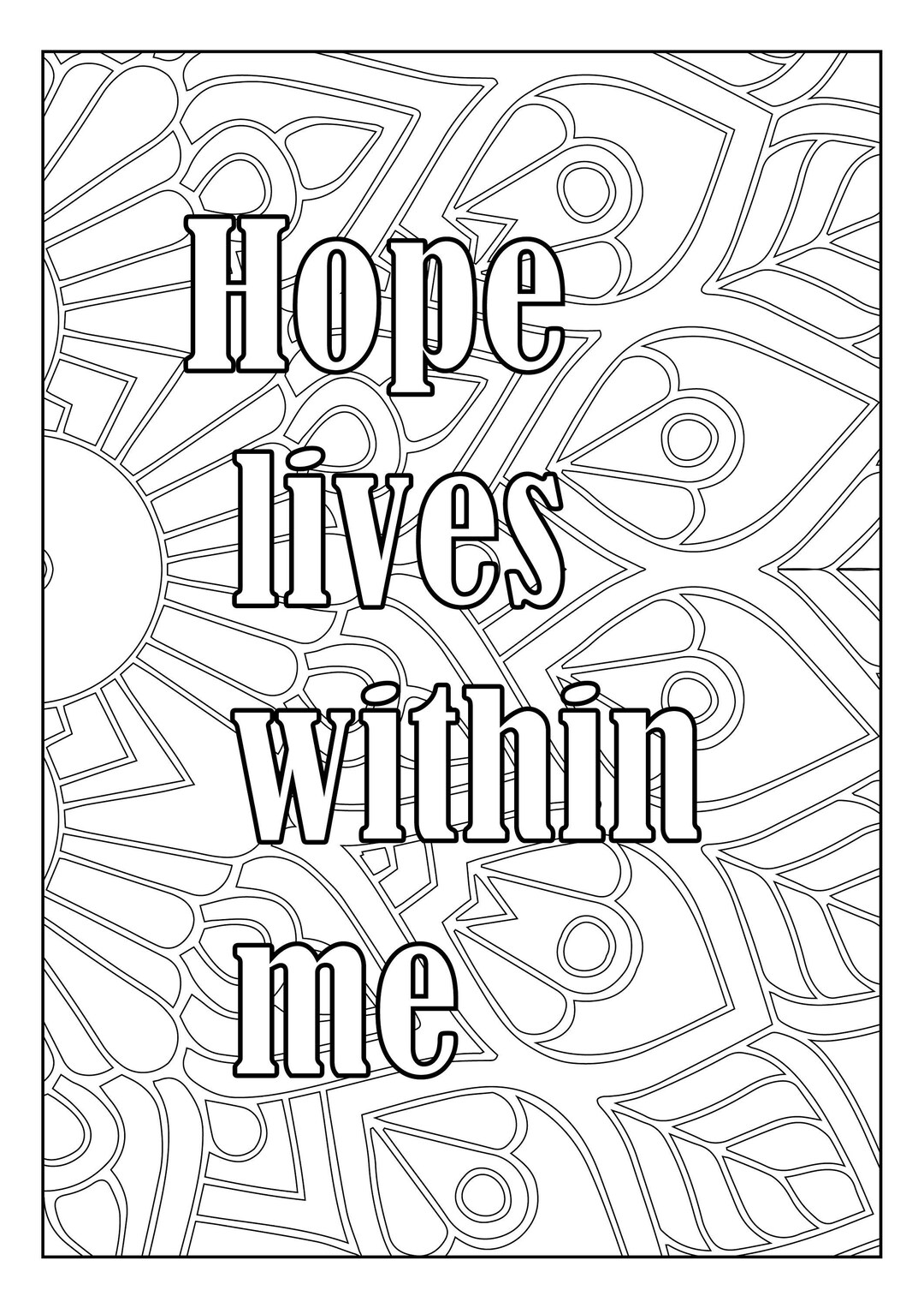 Mindful Colouring for Kids With Affirmations - Etsy