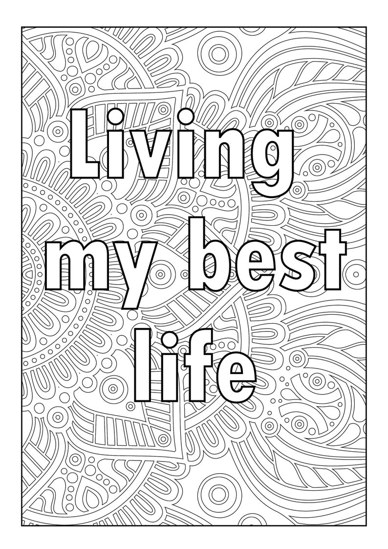 Mindful Colouring for Kids With Affirmations - Etsy