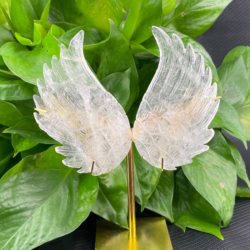 Crystal Angel Wing - Etsy