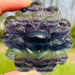 1pc Natural Fluorite Nine-tailed Fox,crystal Fox,hand Carved,home ...