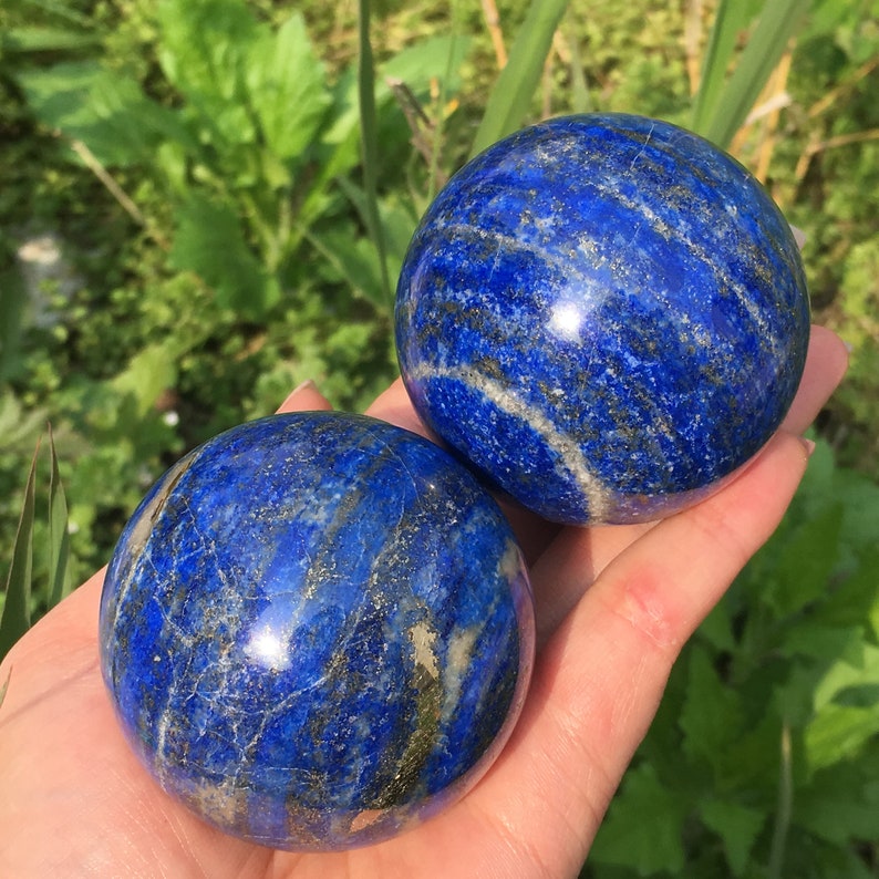 50-60mm Natural Lapis Lazuli Sphere,quartz Crystal Sphere,home ...
