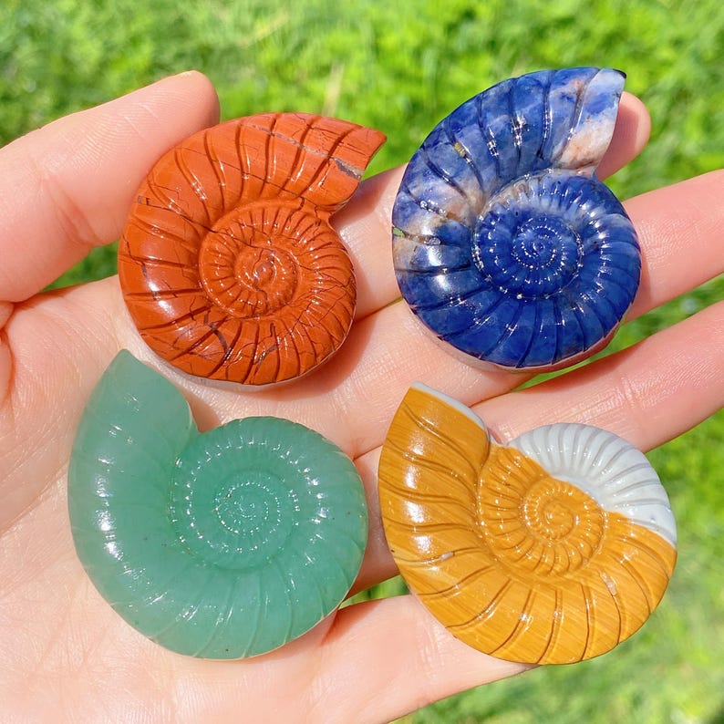 Natural Quartz Crystal Snail,crystal Spiral Shell/whorl,crystal Artware ...
