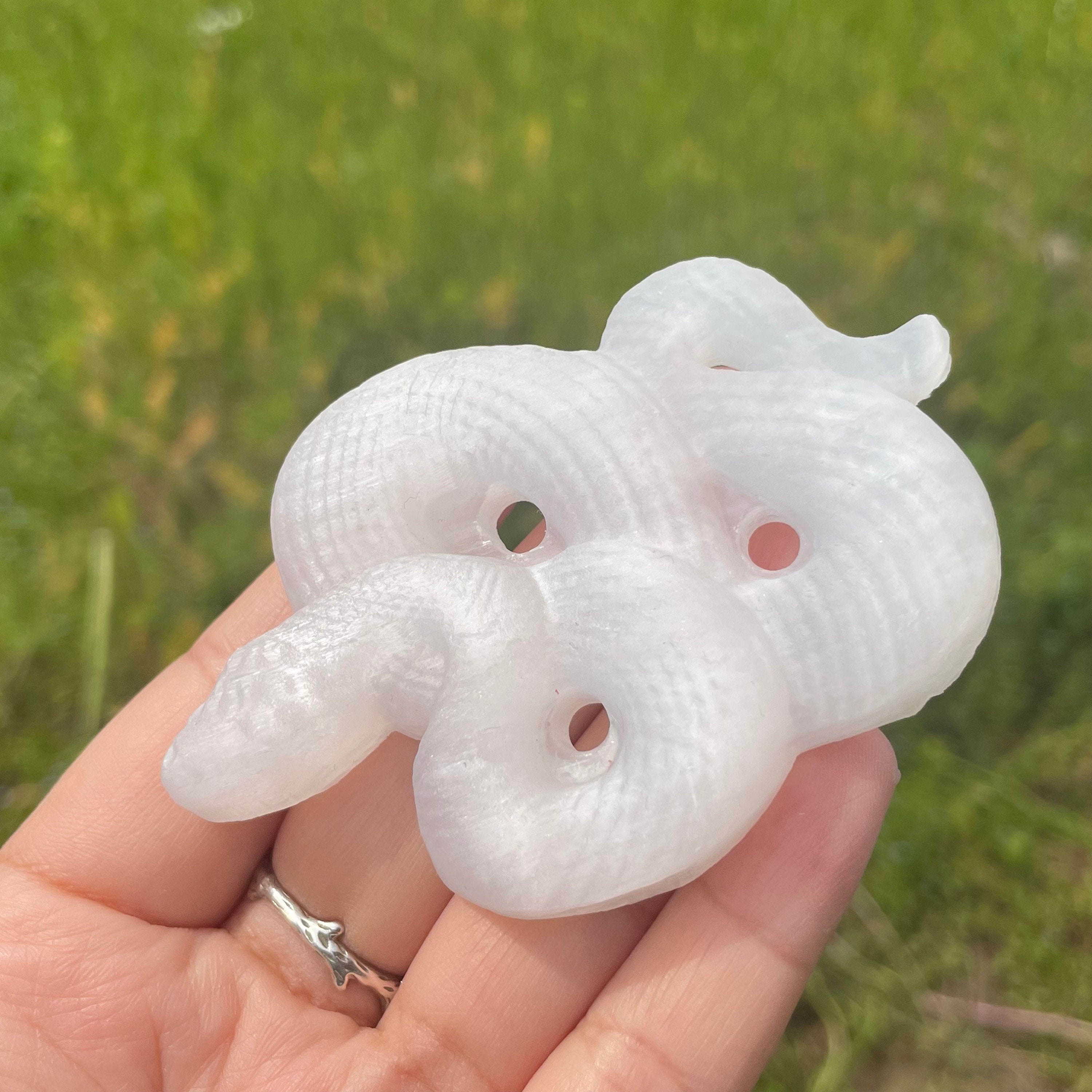 Natural Selenite Snakehand Carvedcrystal Collectioncrystal - Etsy