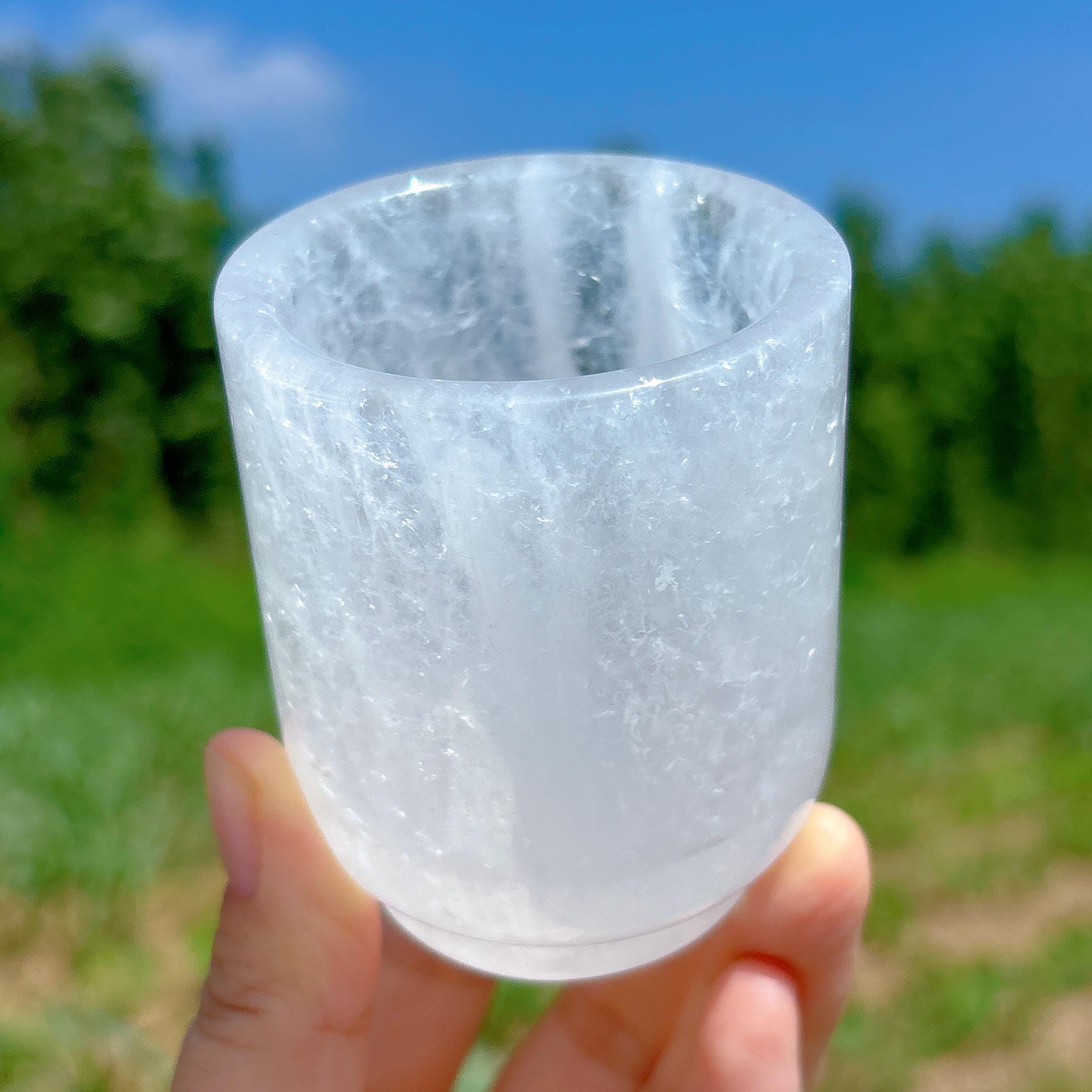 Natural Clear Quartz Cup,quartz Crystal Cup,crystal Bowl,reiki Healing ...