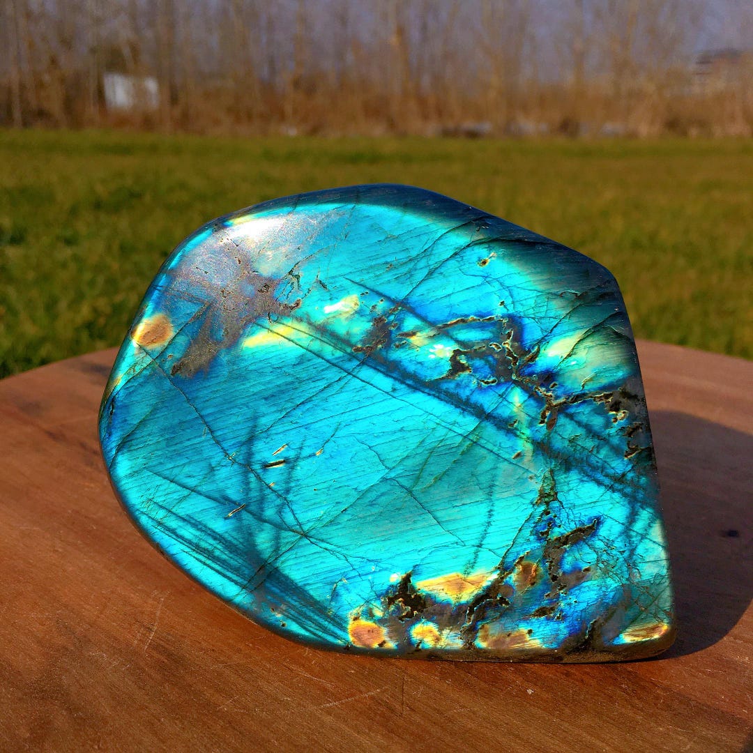 Multiple Sizes A Grade Labradorite Specimen,blue Flash,labradorite ...