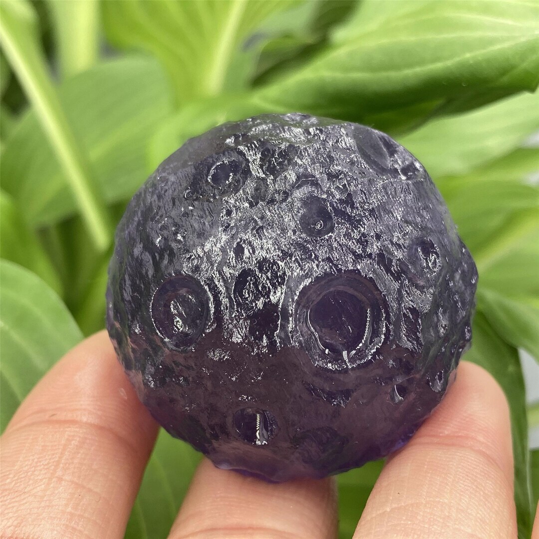 1pc Natural Fluorite Moon,quartz Crystal Moon,mini Moon,crystal Healing ...