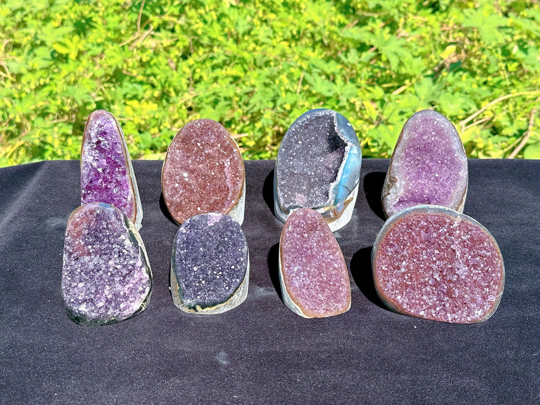 Amethyst Geode,amethyst Cluster Cut Base,raw Amethyst,healing Crystal ...