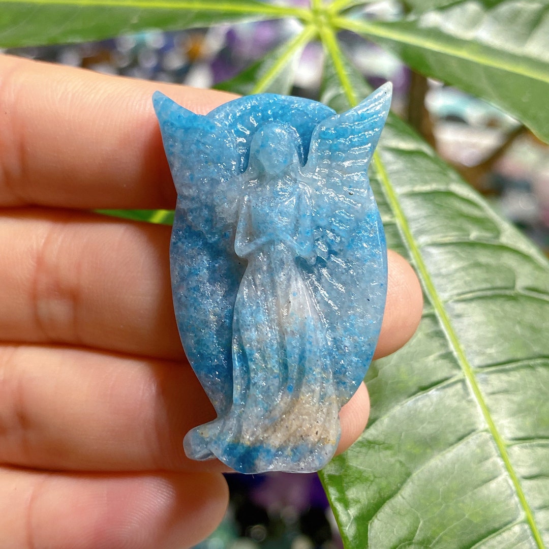 1PC Natural Trolleite Angel,quartz Crystal Angel,crystal Gifts,crystal ...