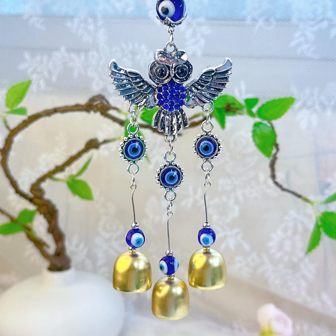 Eyes of Providence Wind Chime,all-seeing Eye,owl Evil Eye Hanging ...