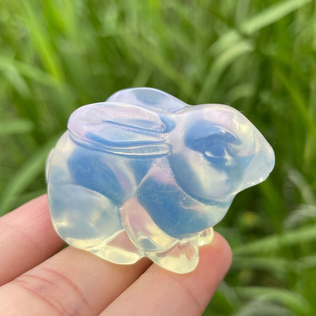 1.5'' Opalite Rabbit,crystal Bunny,crystal Healing,crystal Animal,home ...