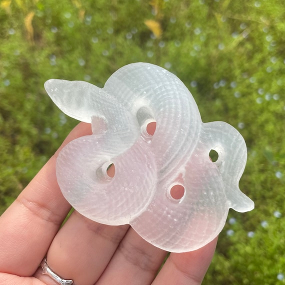 Natural Selenite Snakehand Carvedcrystal Collectioncrystal - Etsy