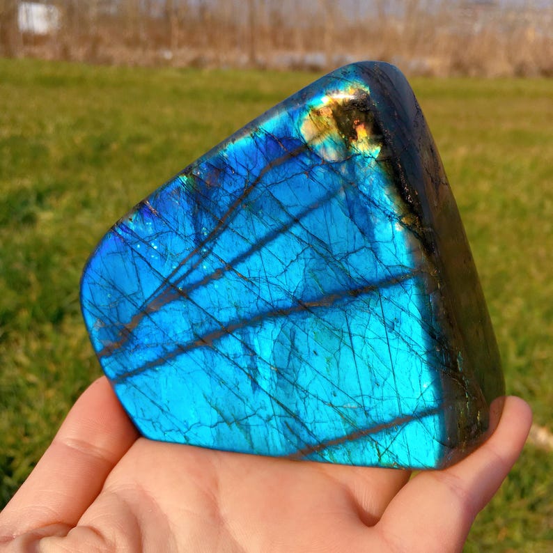 Multiple Sizes A Grade Labradorite Specimen,blue Flash,labradorite ...