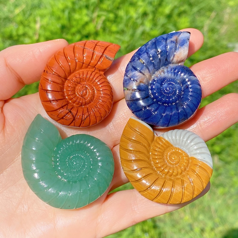 Natural Quartz Crystal Snail,crystal Spiral Shell/whorl,crystal Artware ...