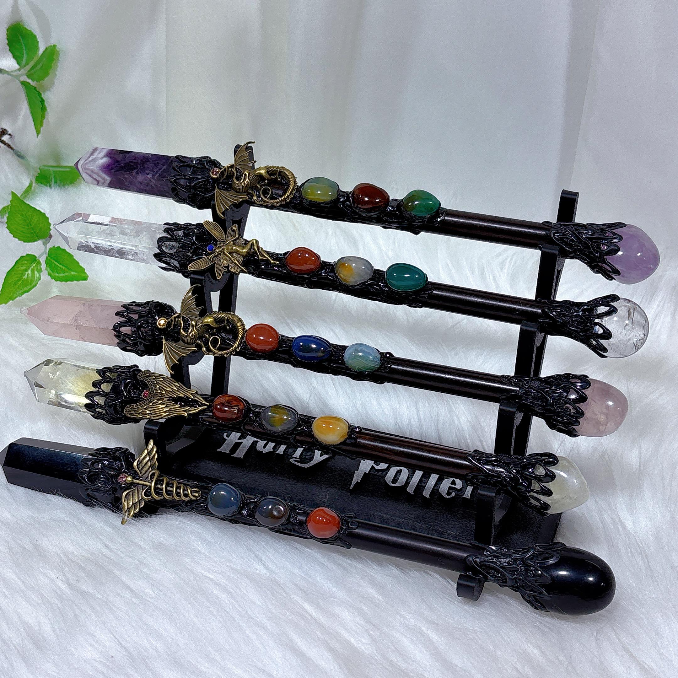 Natural Quartz Crystal Magic Scepter,crystal Scepter,crystal Magic Wand ...