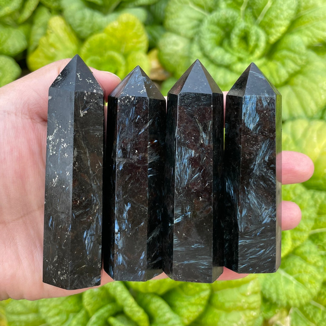 Natural Astrophyllite Obelisk,quartz Wand Point,crystal Tower,home ...