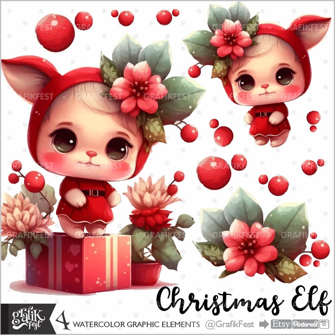 Christmas Elf, Christmas Clipart, Clipart, Christmas Graphics ...