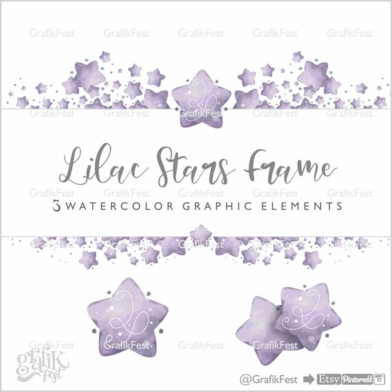 Stars Frame Cute Frame Wedding Frame Baby Frame Frame - Etsy