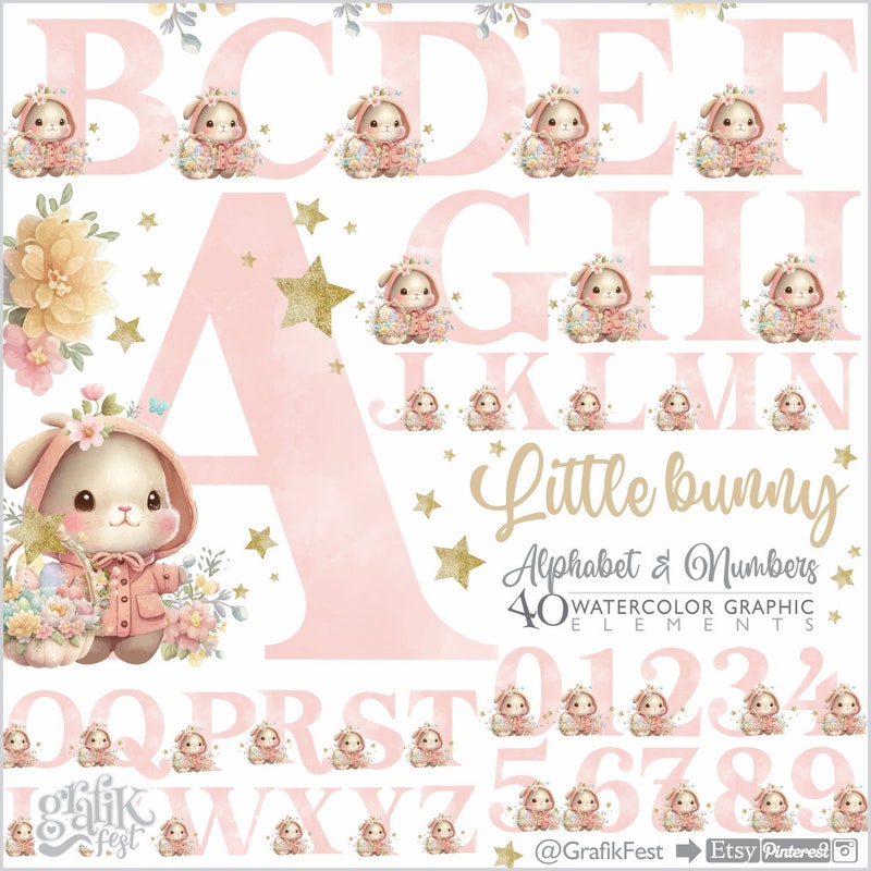 Easter Bunny Number - Etsy