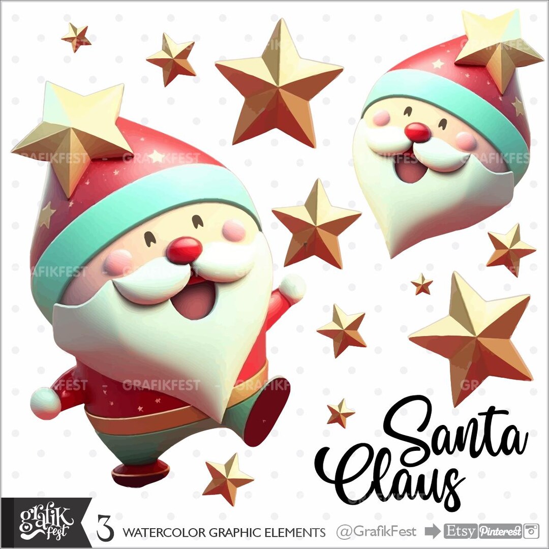 Santa Claus, Clipart, Christmas Clipart, Christmas Graphics, Tree ...