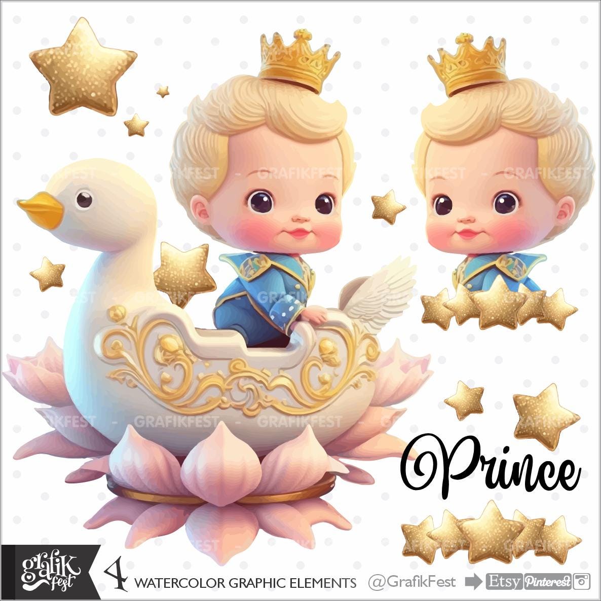 Prince Clipart, Prince 3D, Prince Clip Art, Prince Graphics, Fairy Tale ...