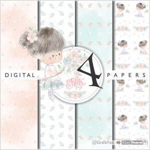 Spring Clipart, Watercolor Cliparts, COMMERCIAL USE, Floral, Girl ...