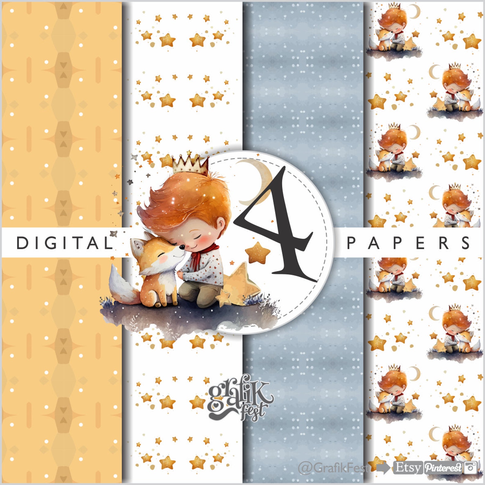 Little Prince Cliparts Little Pilot Watercolor - Etsy