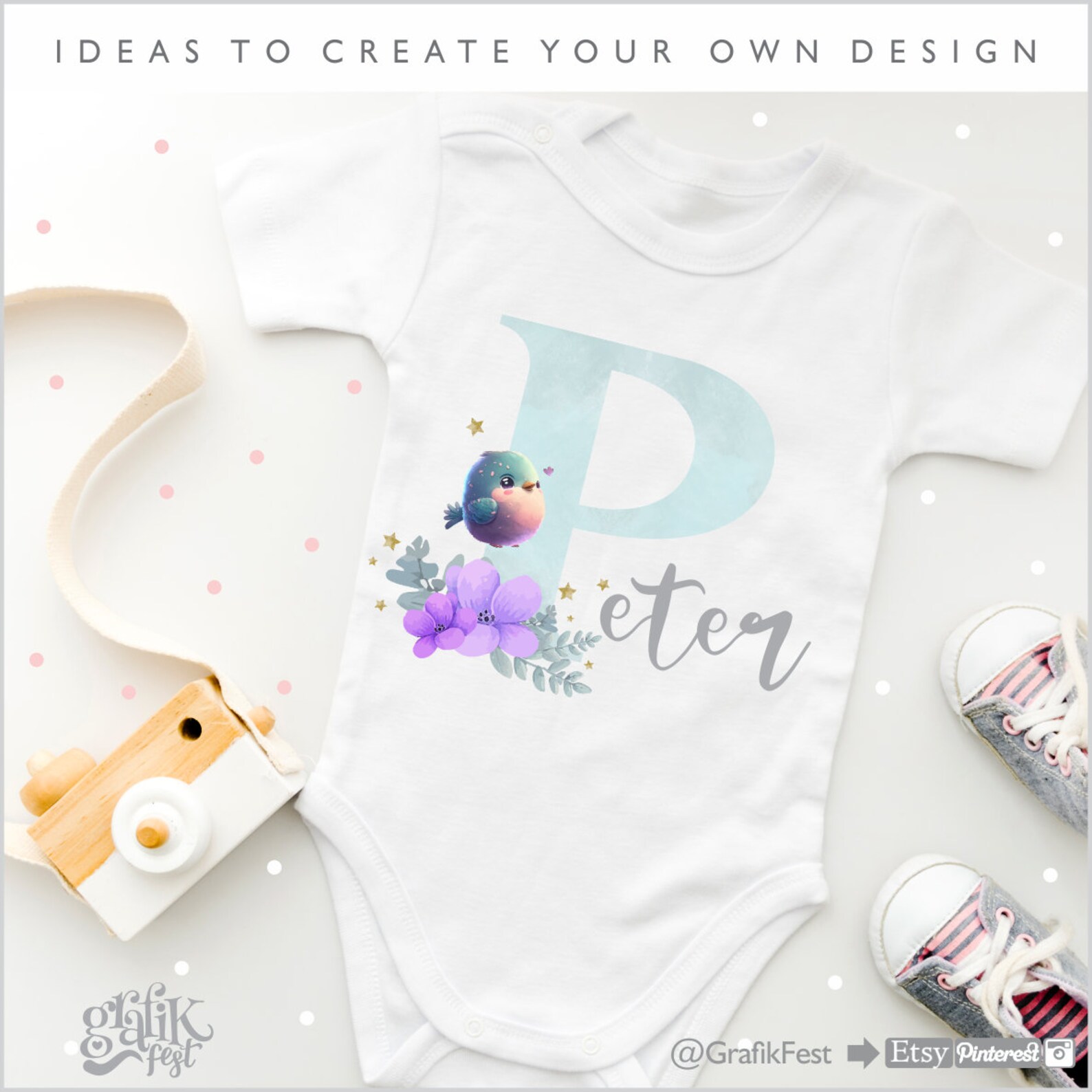 Bird Alphabet Watercolor Alphabet Clipart Number - Etsy