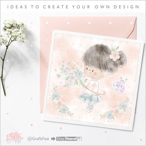 Spring Clipart, Watercolor Cliparts, COMMERCIAL USE, Floral, Girl ...