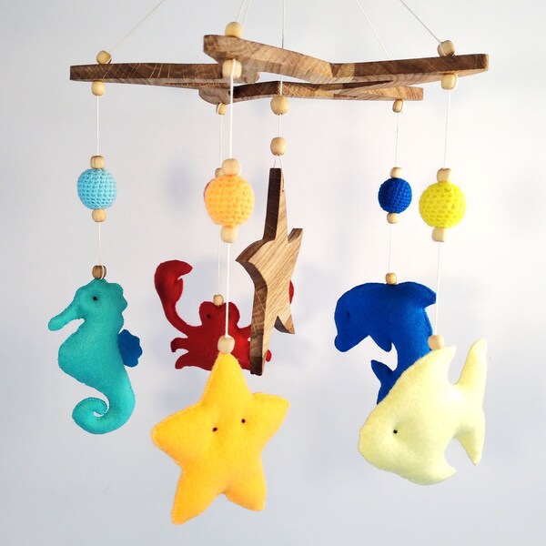 Sea Creatures Mobile - Etsy