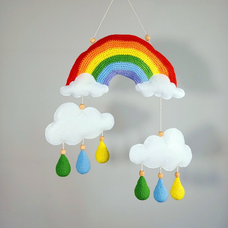 Rainbow Mobile - Etsy