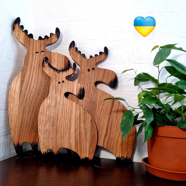 Moose Figurine - Etsy