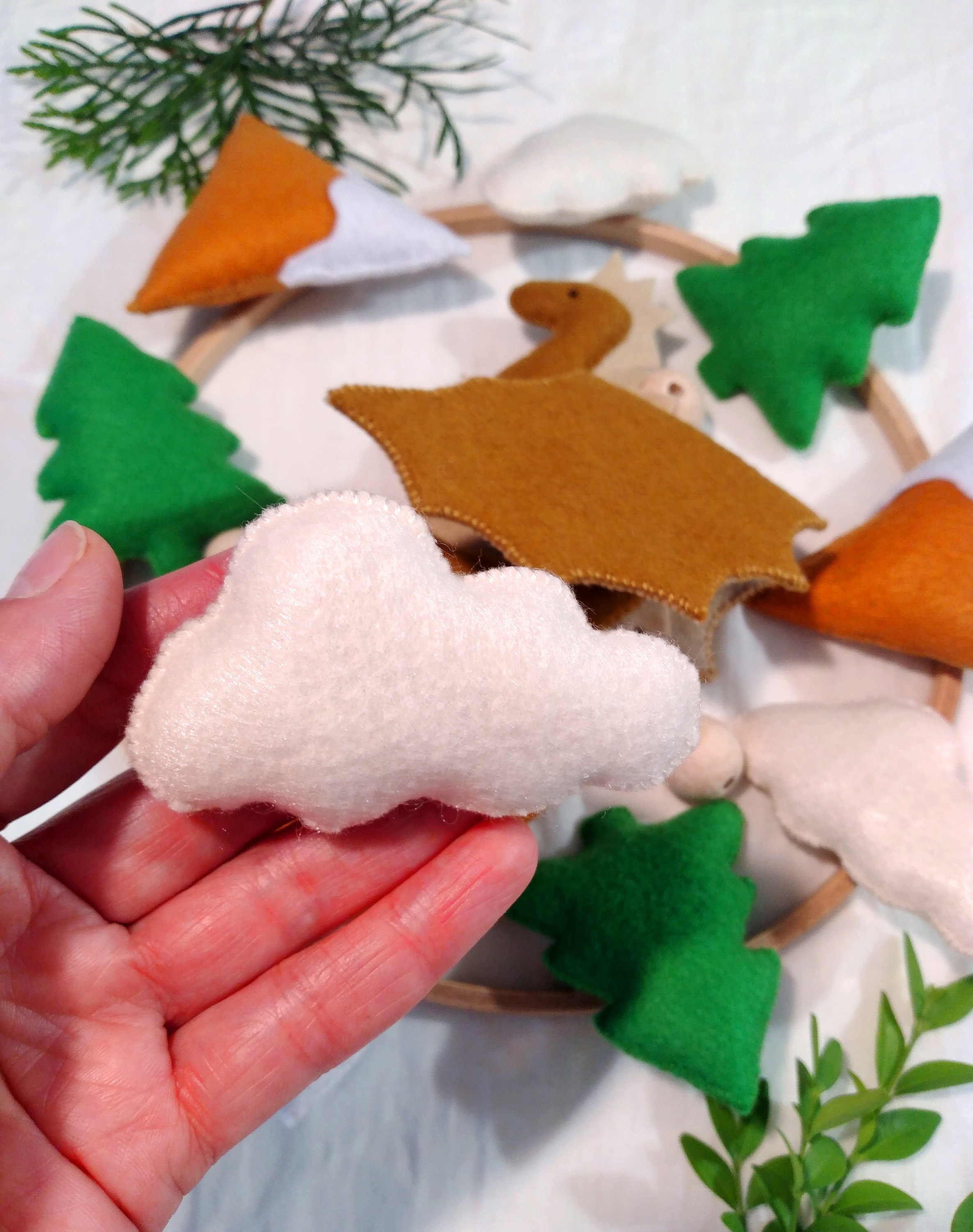 PDF Dragons Baby Mobile Felt Dragon Pattern Dragon - Etsy Canada