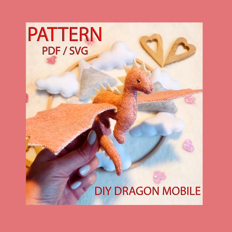Felt Dragon - Etsy