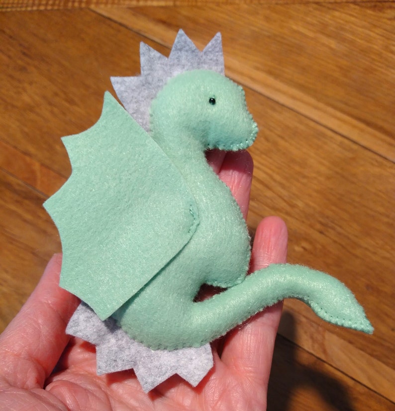 Felt Dragon Baby Mobile PDF Pattern: DIY Nursery Decor (SVG Included ...