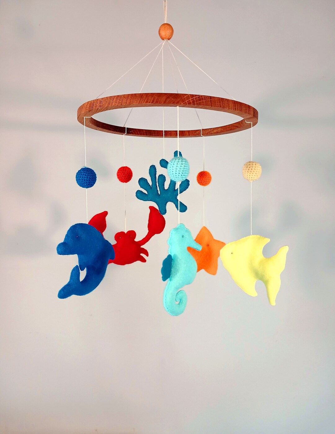 Sea Mobile, Ocean Mobile for Nursery, Sea Baby Mobile, Ocean Rib Mobile ...