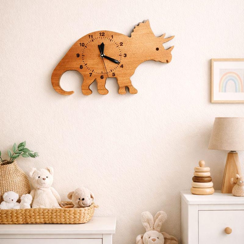 Dinosaur Wall Clock - Etsy