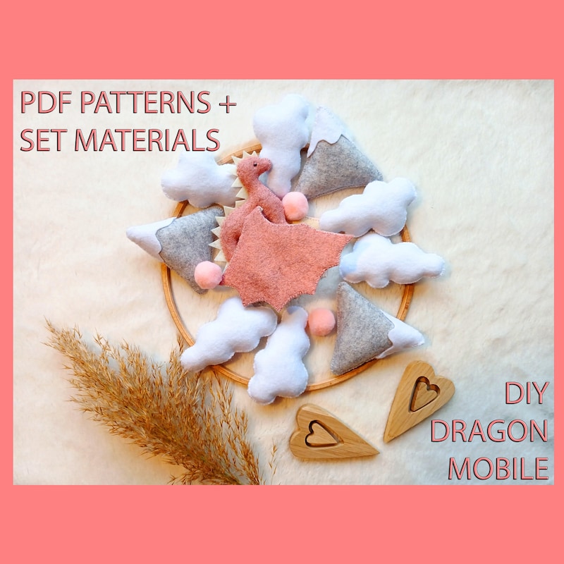 Felt Dragon Ornament - Etsy