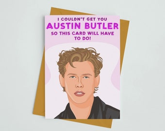 Austin Butler Birthday Card - Etsy